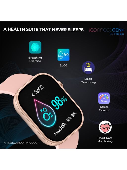 Buy Timex iConnect Gen Smartwatch2.01 inch TFT Display with 240x296 ...