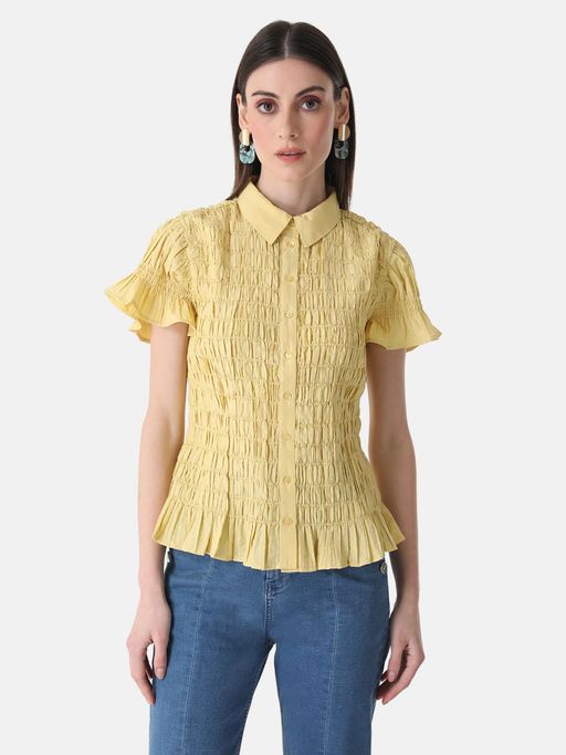 Buy Stylish Pleated Shirts Collection At Best Prices Online