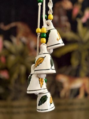 Buy Gathari 4 Mini Ceramic Bells Home Wall Decor Online