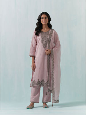 Basanti Kapde aur Koffee Kurta Set : Buy Basanti Kapde aur Koffee Lilac ...