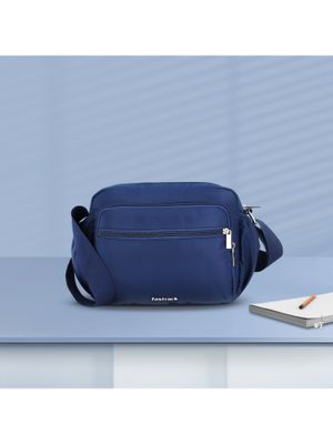 Buy Fastrack Midnight Navy Blue Nylon Sling Bag (M) Online
