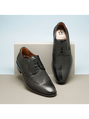 Buy Arrow Men Boulder Black Formal Lace Up Shoes Online
