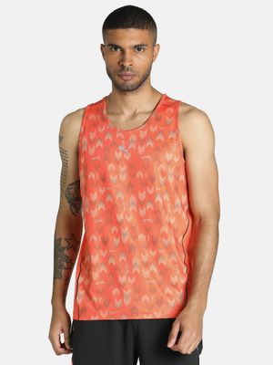 Buy Puma Vk Aop Mens Orange Tanks Online