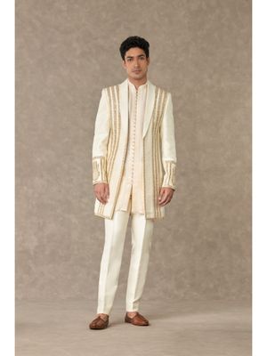 Buy Masaba Ivory Haath Phool Embroidered Bandi Online
