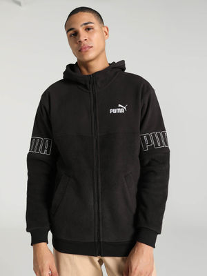 Buy Puma Power Full-Zip Men Black Jacket Online