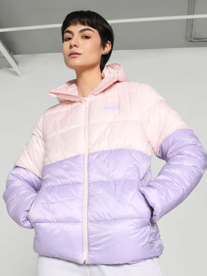 Buy Puma Colorblock Women Purple Jacket Online