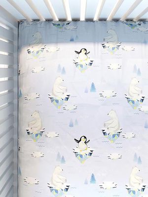 Buy Fancy Fluff Organic Cot Bedsheet - Arctic Online