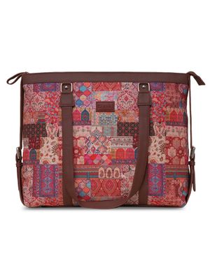Buy Zouk Womens Handcrafted Vegan Kutch Gamthi Office Bag - Fits Upto ...