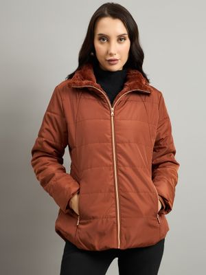 Buy Duke Women Rust Jacket (M) Online