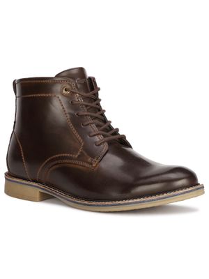 Buy Bata Mens Brown Lace-Ups Casual Boots Online