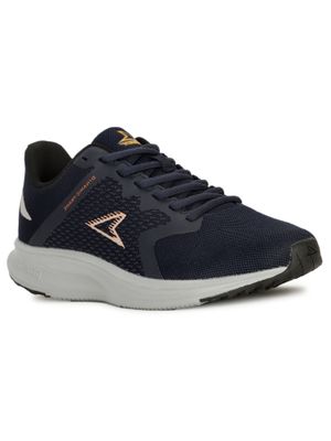 Buy Power Mens Navy Blue Lace-Ups Running Shoes Online