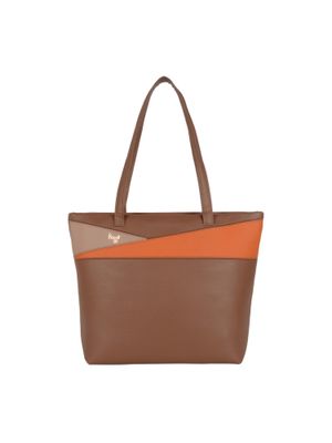 Baggit Tote Bags : Buy Baggit Collen Brown Large Tote Handbag Online ...