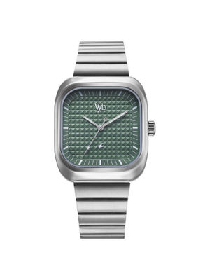 Buy Fastrack Men Green Vyb Maverick Quartz Analog Metal Strap Watch ...
