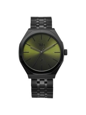 Buy Fastrack Men Green Vyb Challenger Quartz Analog Metal Strap Watch ...
