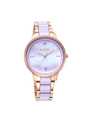 Buy Titan Purple Ceramics 95213KD02 Multi-Color Dial Analog Watch for ...