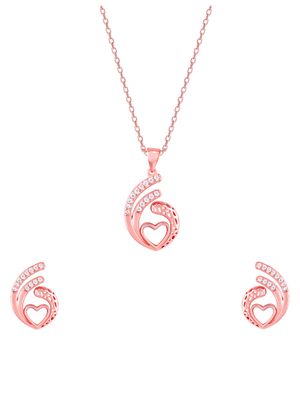 GIVA Jewellery Sets : Buy GIVA Sterling Silver Rose Gold Tender ...