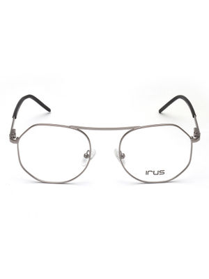 Buy IRUS Geometrical IR2025C1FR Silver Small Eyeglass Frames Online