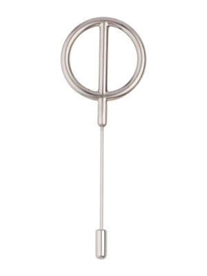 Buy The Tie Hub O ring Silver Lapel Pin Online