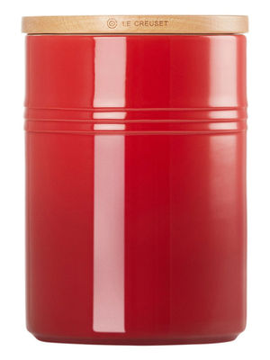Buy Le Creuset Storage Jar with Wood-Cherry Red Online