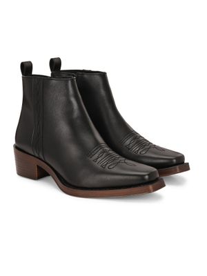 Buy Delize Mens Black Cowboy Ankle Casual Boots (UK 10) Online