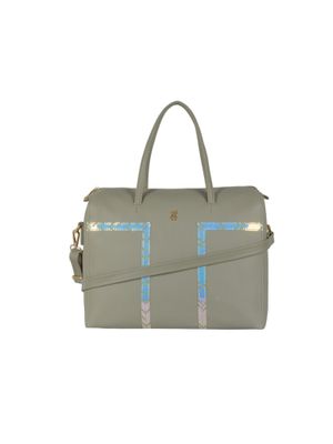 Buy Baggit Taste Green Duffel Handbag Online