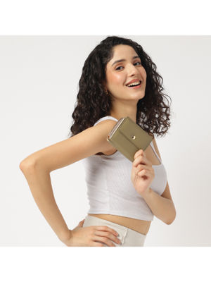 Buy Fastrack Olive Solid Wallet Online