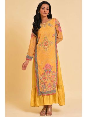Buy WISHFUL by W Yellow Floral Dress Online