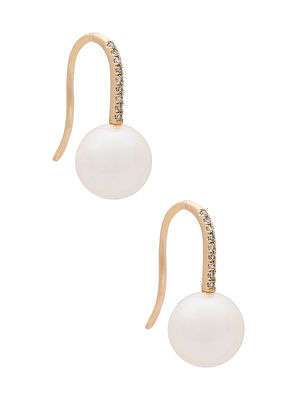 Buy EF COLLECTION Pearl Ball Drop Earrings Online