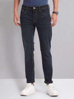 Buy AD By Arvind Mid Rise Skinny Fit Jeans Online
