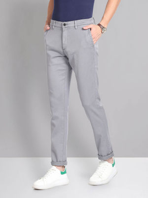 Buy AD By Arvind Smart Flex Slim Fit Chinos Online