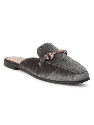Buy London Rag Solid Grey Mules Online