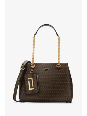 Buy Lavie Luxe Women'S Ashley Large Shoulder Bag with Pouch-Choco (Set ...