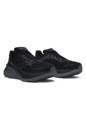Buy Saucony Men Hurricane 24 Running Shoes Pwrrun PB Black & Shadow (UK ...