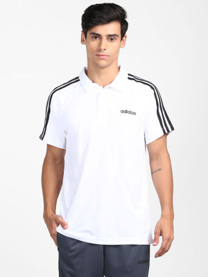 Buy adidas M Cls Polo White Training Polo Shirts Online