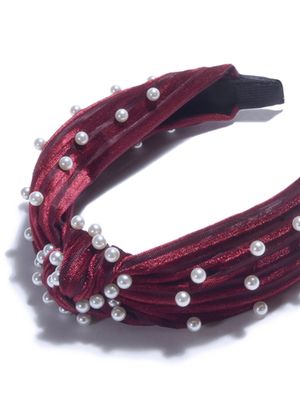 Buy So Fetch Boss Babe Red Velvet Headband Online