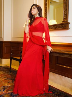 Buy Curio Cottage Meira Opulent Kundan Chaandbalis Online