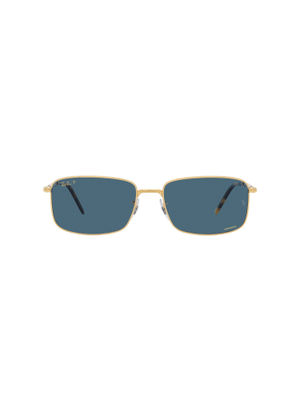 Buy Ray-Ban Legend Gold Sunglasses 0Rb3717 - Rectangle - Gold Frame ...