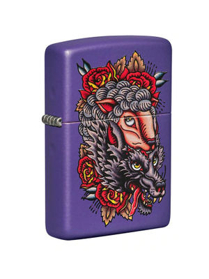 Buy Zippo Wolf Design Windproof Pocket Lighter Online
