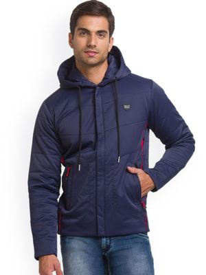 Buy Blue Regular Fit Men's Jacket by Being Human Clothing Online