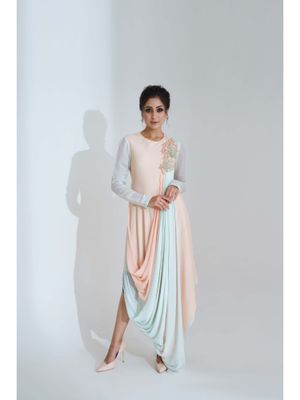 Buy Suruchi Parakh Womens Colorblock Maxi Dress Online
