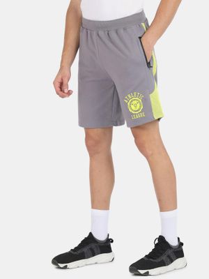 Colt Shorts : Buy Colt Men Grey Elasticized Waist Contrast Mesh Panel ...