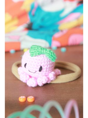 Choko Rubber bands : Buy Choko Kids Crochet Happy Octo Hair Tie-Pink ...
