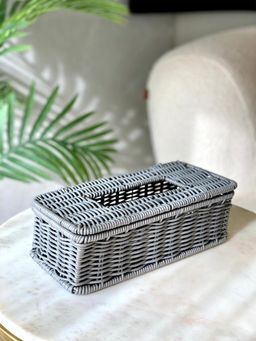 Buy Mason Home Brown Boho Rattan Tissue Box Online