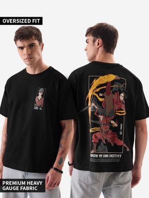 Buy The Souled Store Official Avatar: Zuko Men Oversized T-Shirt Online