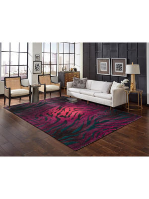 Buy Ddecor Live Beautiful Ddecor-Abstract-Red-Medium-RUG-ROSSINI-361 ...