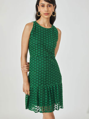 The Label Life Mini Dresses : Buy The Label Life Bottle Green ...