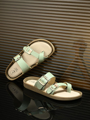 Buy EGOSS X Laddy Boss Comfortbale & Lightweight Casual Sandals Green ...