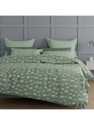 Buy MYTRIDENT King Bedsheet with 2 Pillow Covers 144 TC Aroma ...