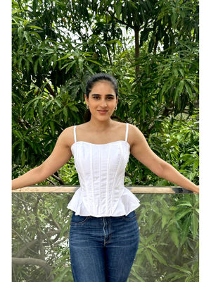 Buy Myclo Women White Cloudberry Top (XS) Online