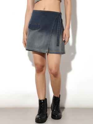 Buy ONLY Blue Denim Skort (34) Online